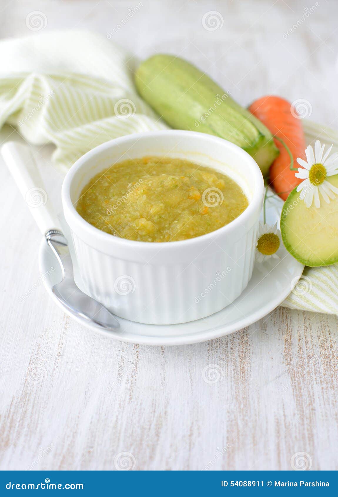 Vegetable puree stock image. Image of vegetarian, green - 54088911