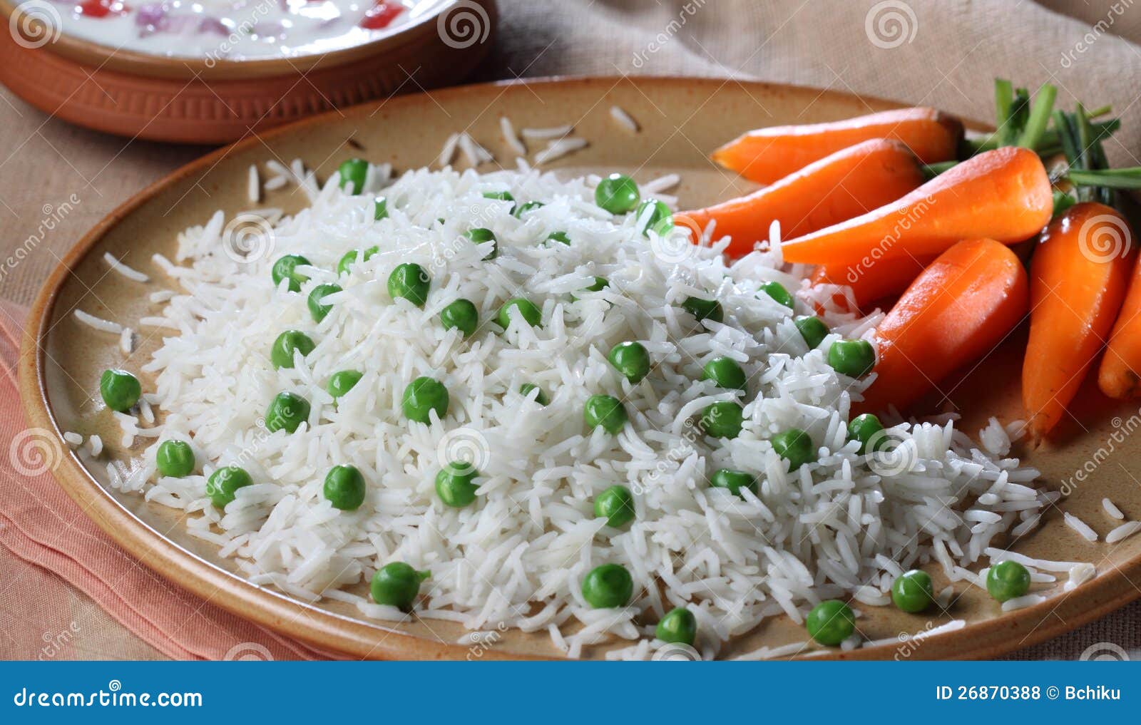 Vegetable rice stock photo. Image of lunch, basmati, healthy - 26870388