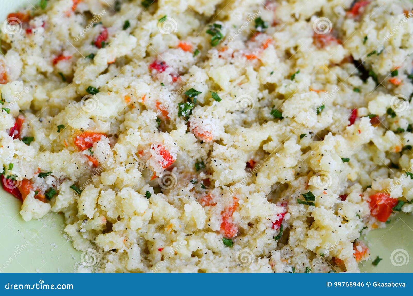 Vegetable risotto stock photo. Image of mayonnaise, fried - 99768946