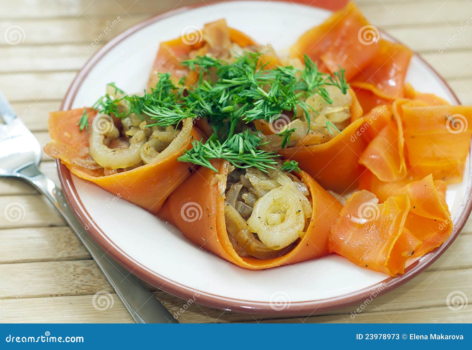 Vegetable rolls stock image. Image of vegetarian, european - 23978973
