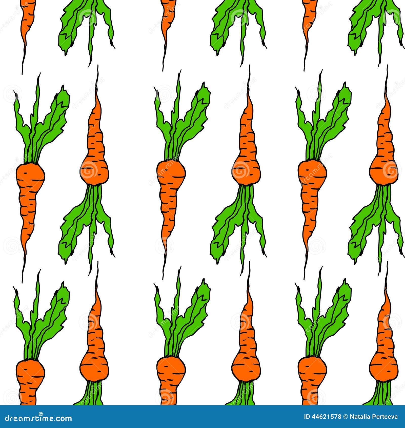 Carrot Pattern Alphabet Numbering Seamless Wallpaper Vector ...