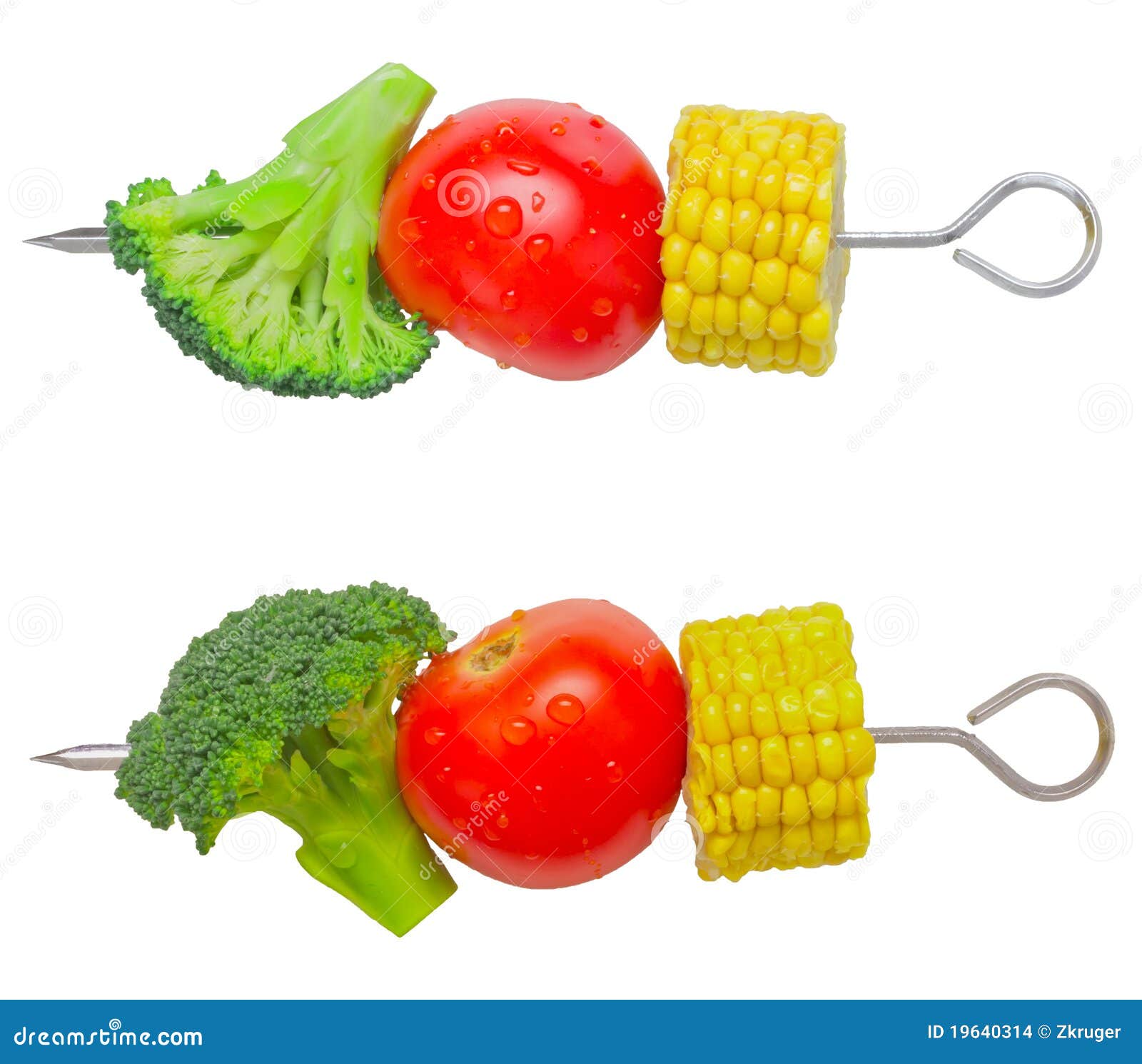 Vegetable skewers stock photo. Image of barbecue, tomato - 19640314
