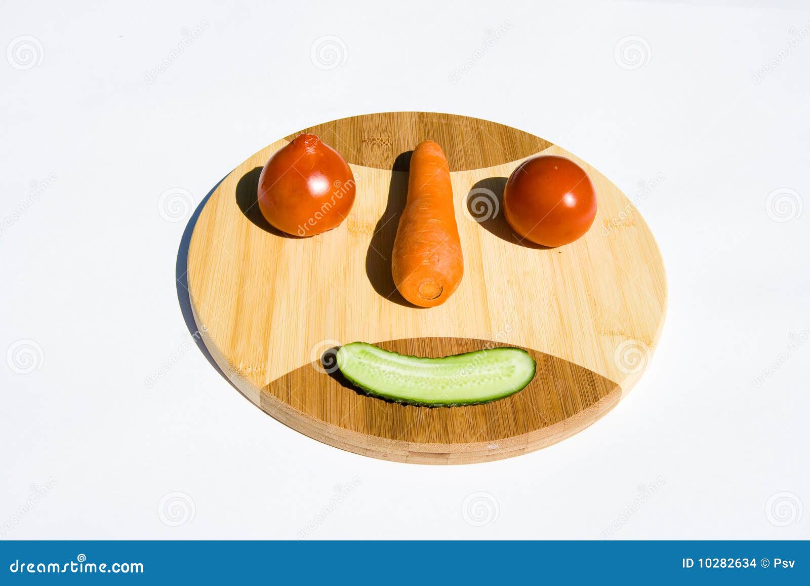 Vegetable smiley stock photo. Image of tomato, board - 10282634