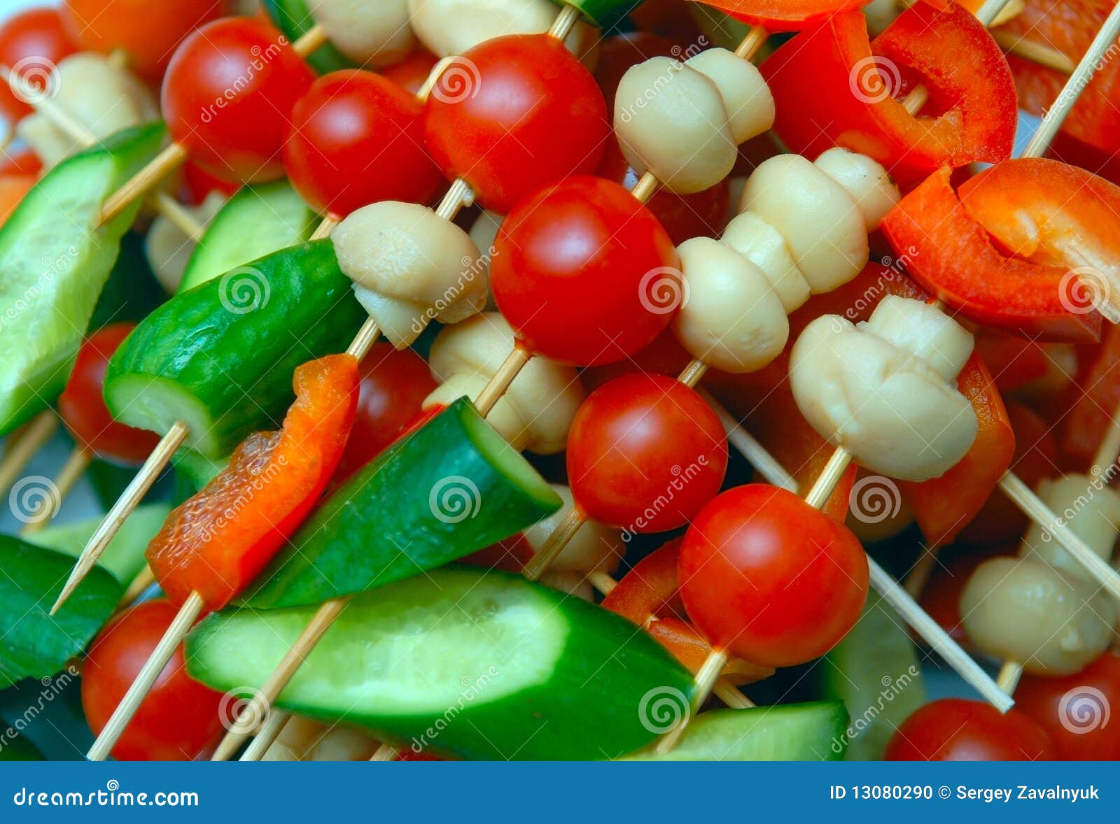 Vegetable snack stock photo. Image of mushrooms, green - 13080290