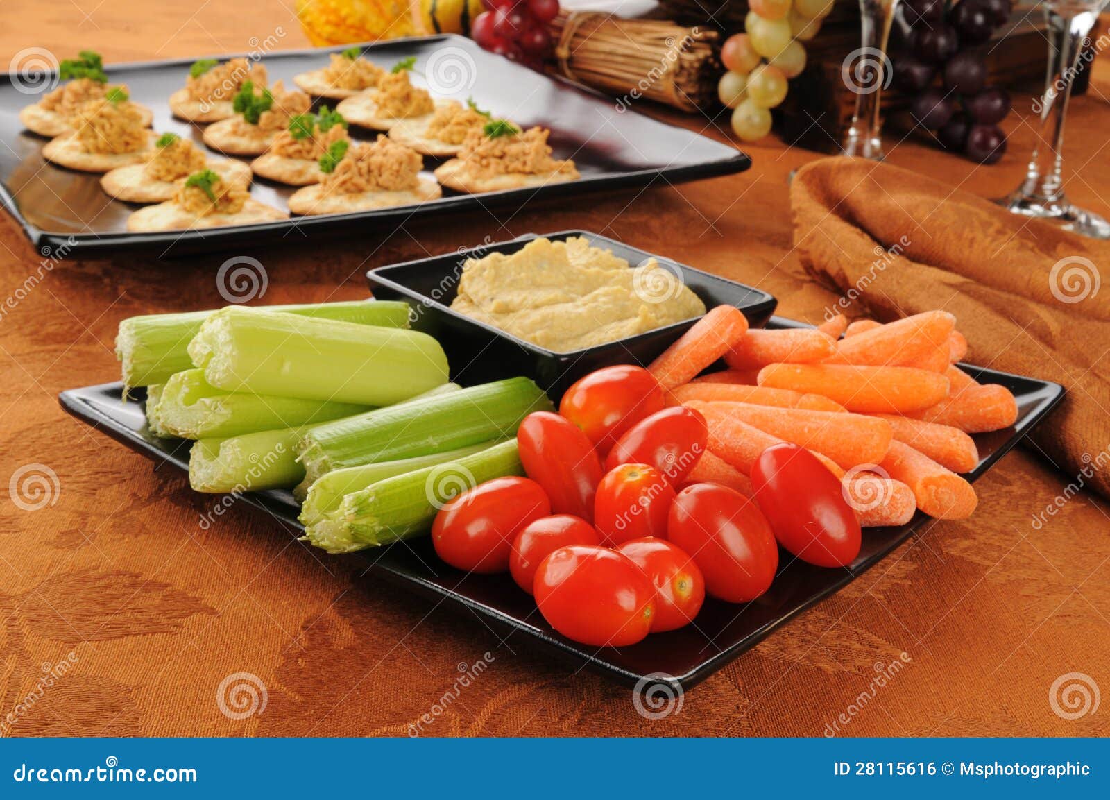 Vegetable snack plate stock photo. Image of spread, appetizer - 28115616