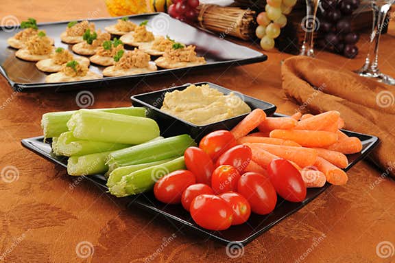Vegetable snack plate stock photo. Image of spread, appetizer - 28115616
