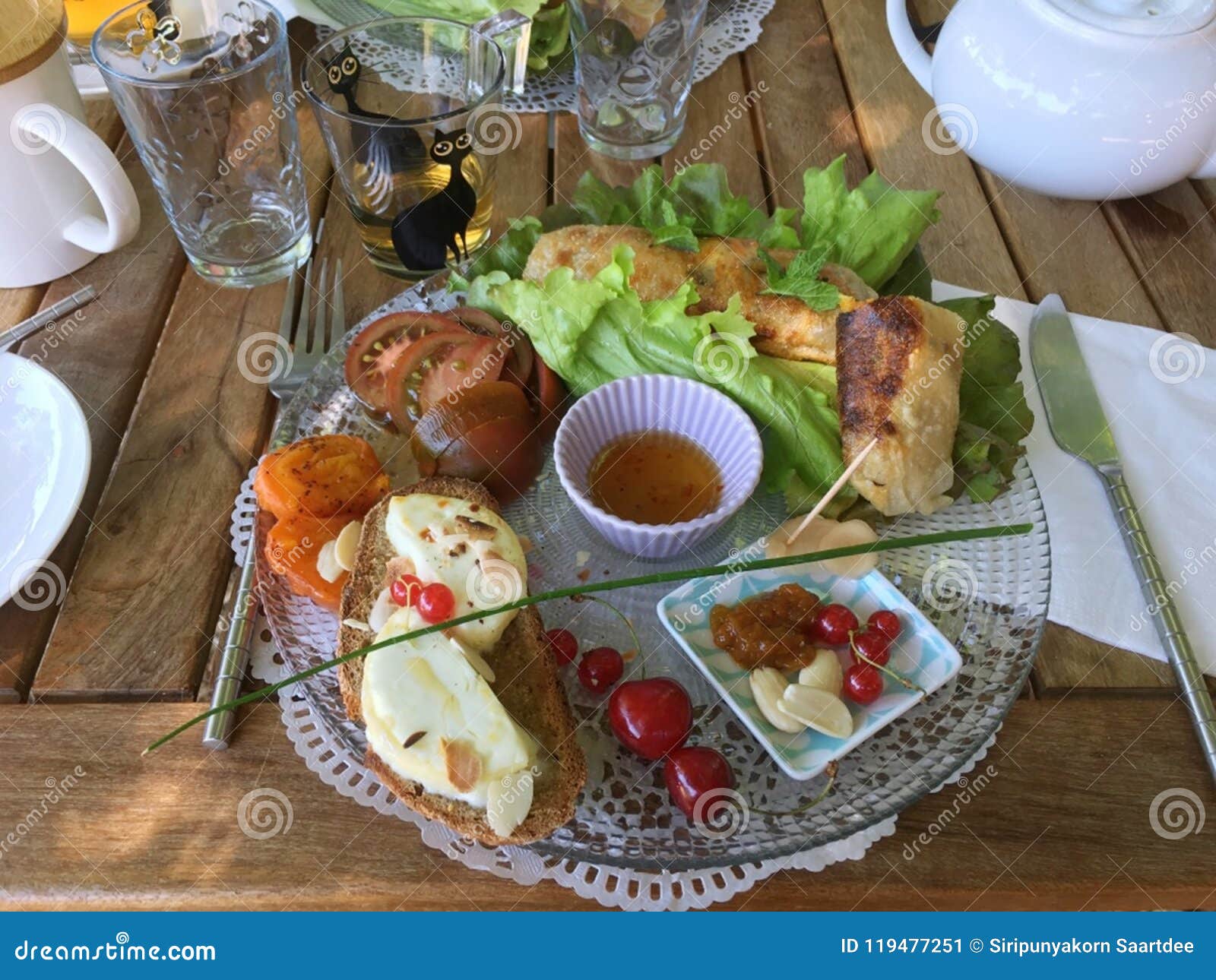 Vegetable Spring Roll, Tapas Stock Image - Image of background, bean ...