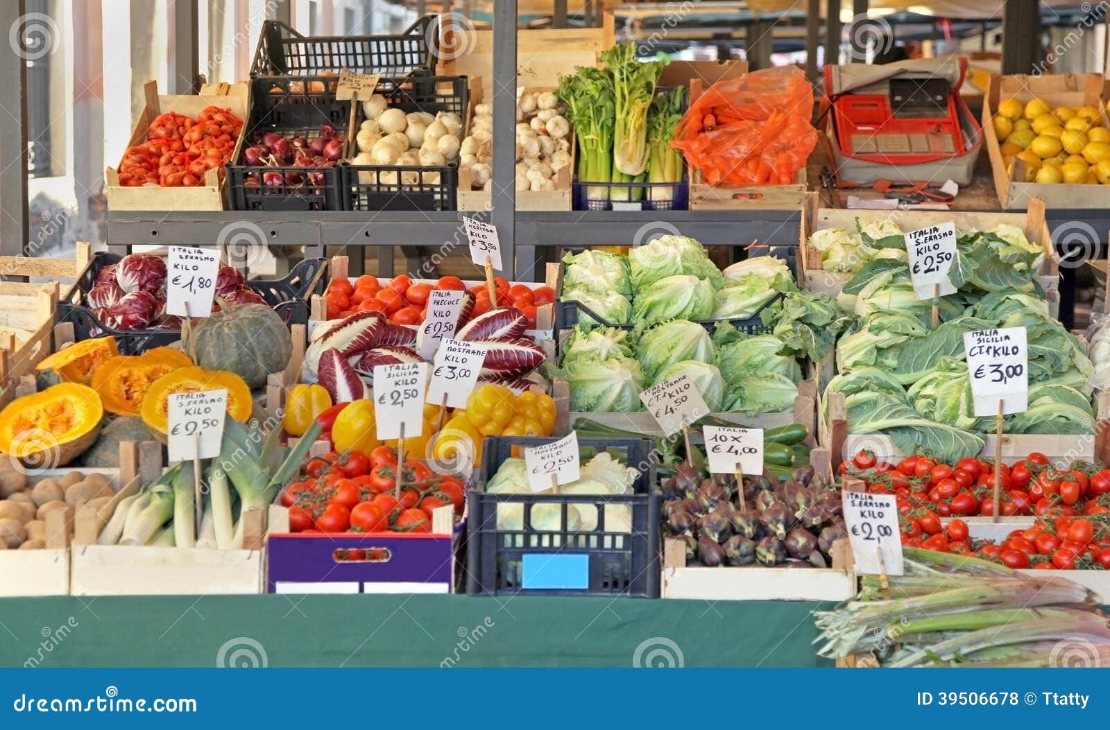 Vegetable stall stock photo. Image of market, organic - 39506678