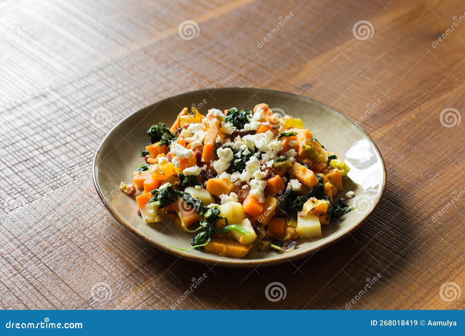 Vegetable Stew in a Plate at the Modern Kitchen Stock Image - Image of ...