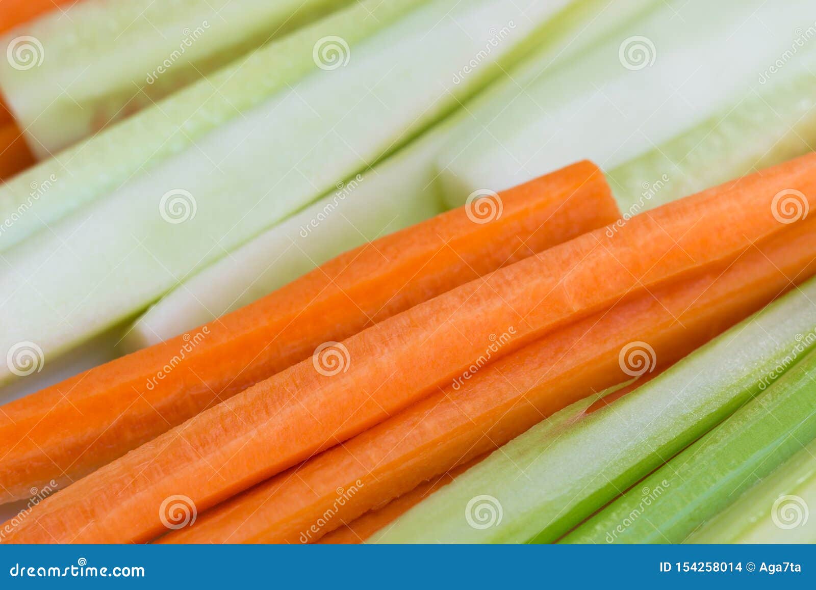 Vegetable sticks closeup stock photo. Image of cooking - 154258014