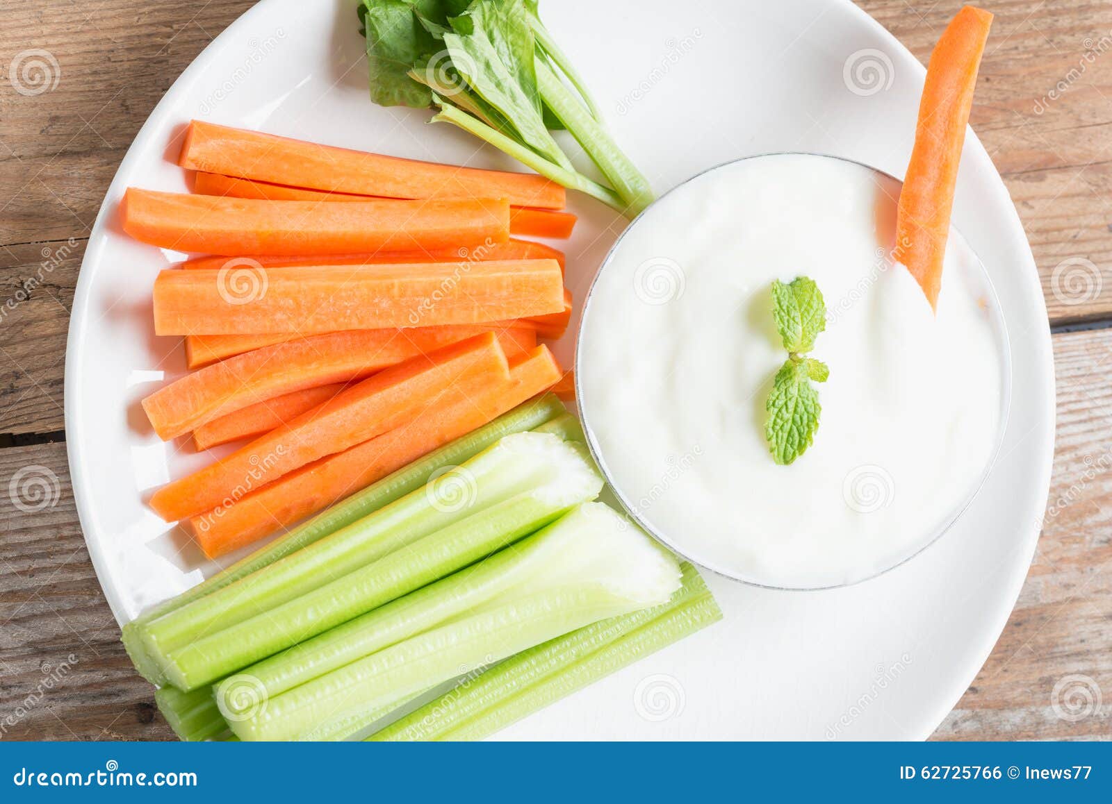 Vegetable Sticks. Fresh Celery and Carrot. Stock Photo - Image of meal ...