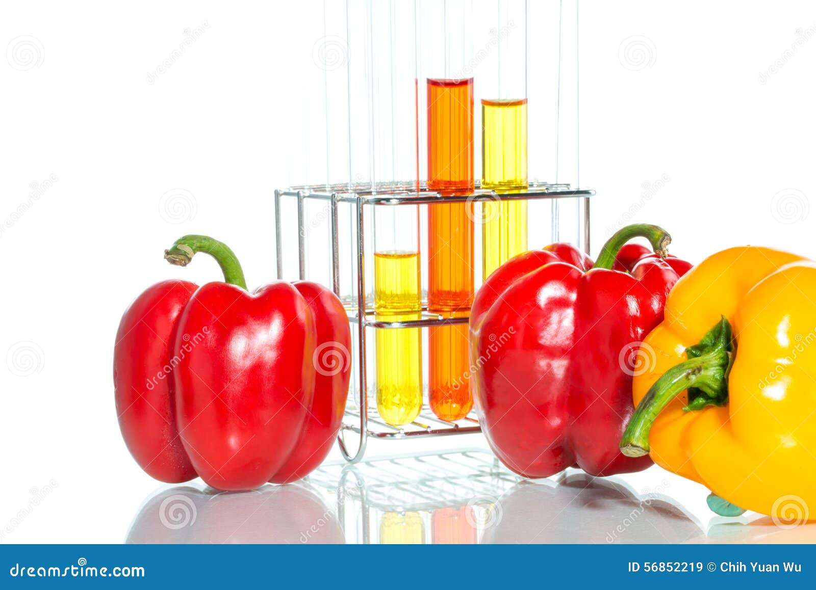 Vegetable Test, Genetic Modification, Pepper Stock Image - Image of ...
