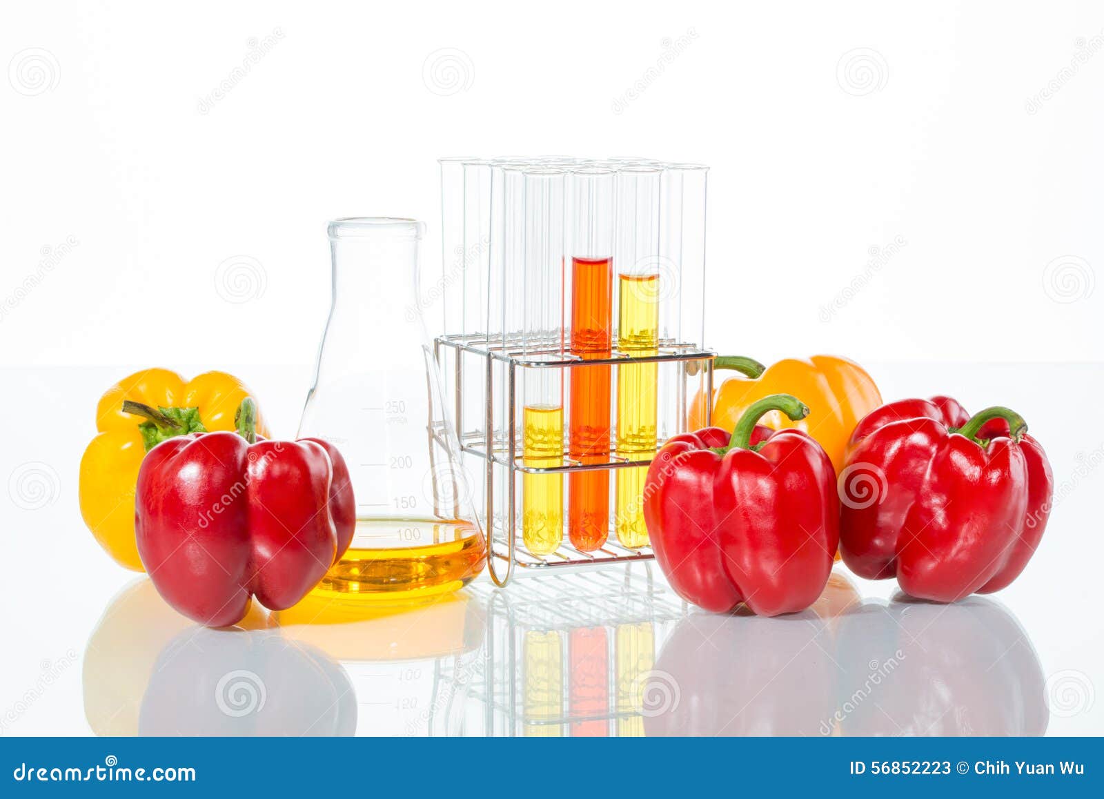 Vegetable Test, Genetic Modification, Pepper Stock Image - Image of ...