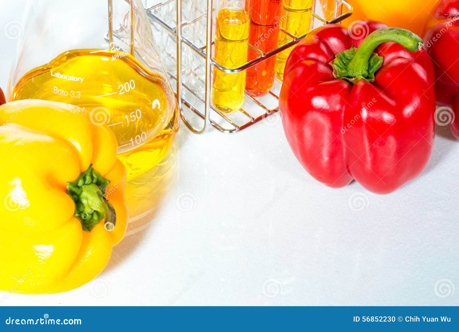 Vegetable Test, Genetic Modification, Pepper Stock Photo - Image of ...