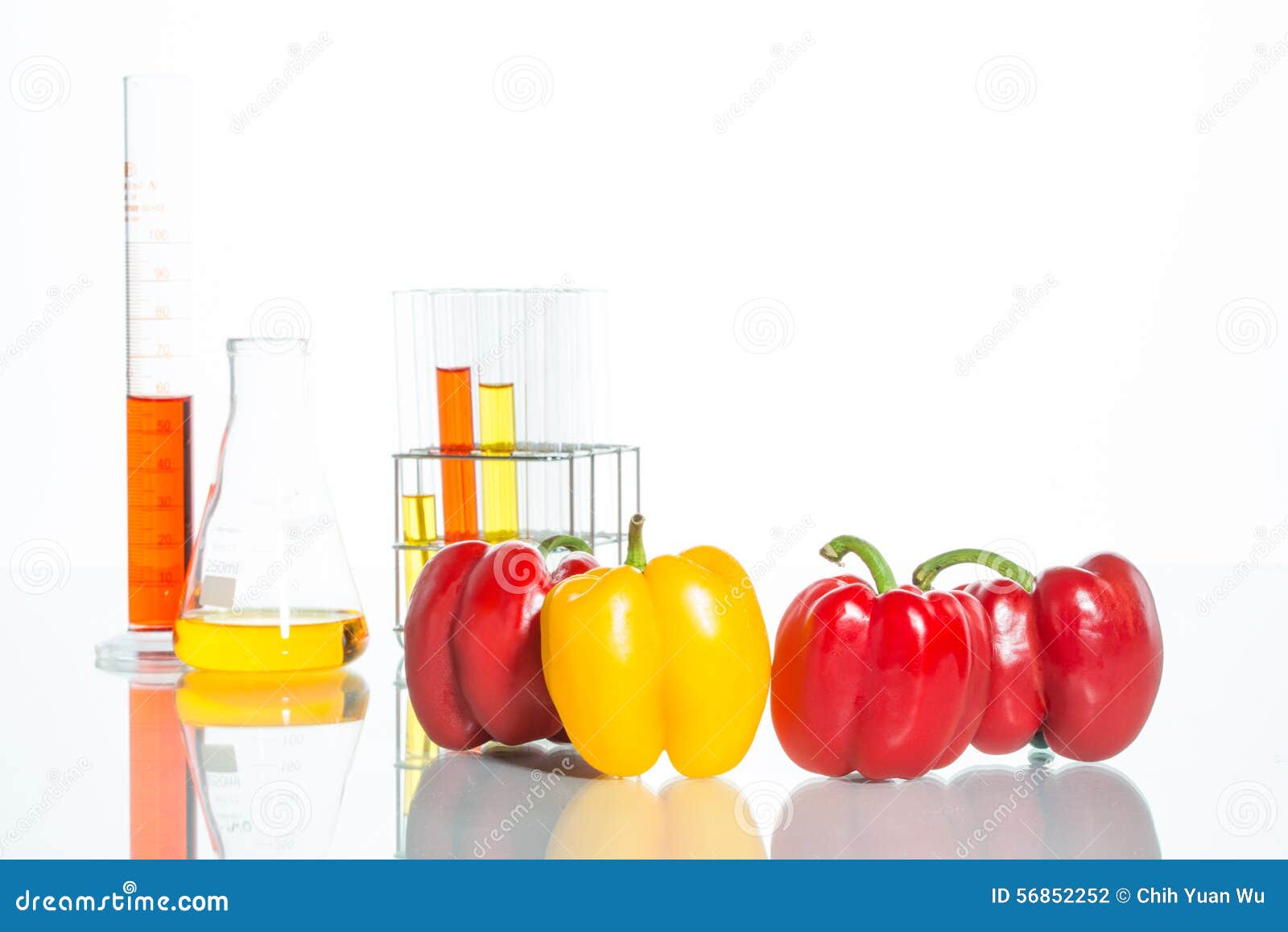 Vegetable Test, Genetic Modification, Pepper Stock Photo - Image of ...
