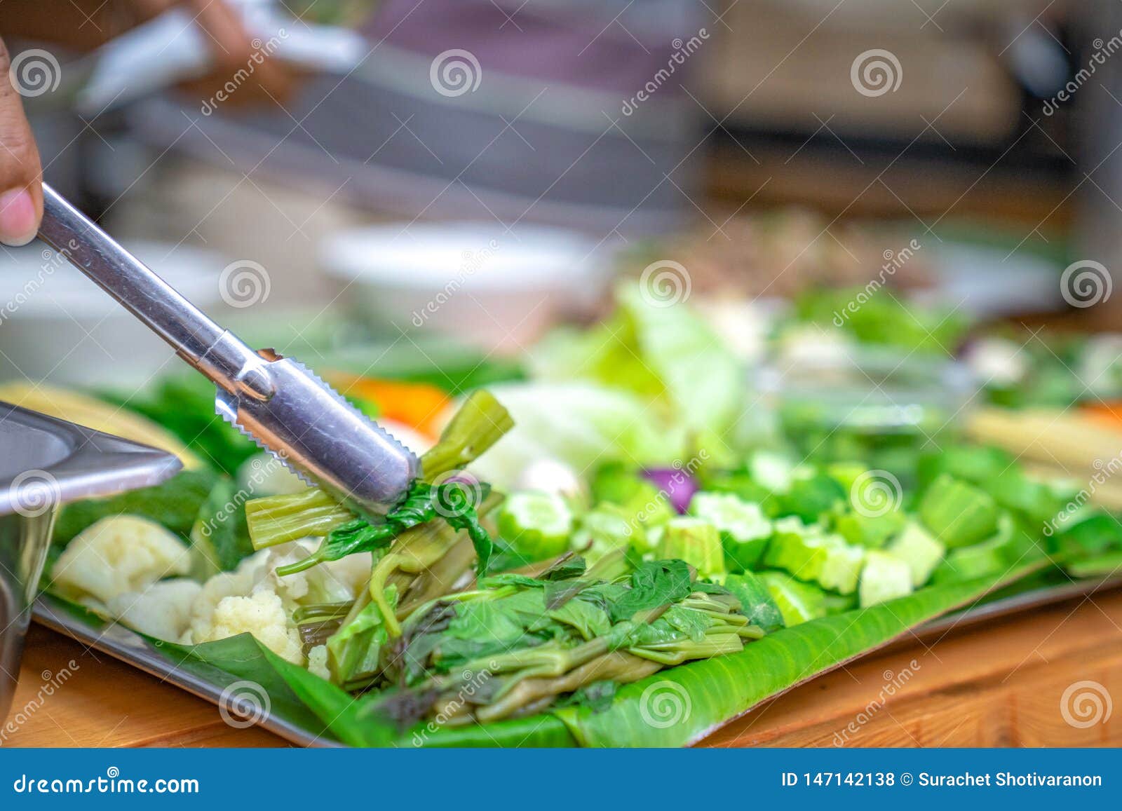 Vegetable for Thai Food Eat with Nam Prik Kapi Stock Photo - Image of ...