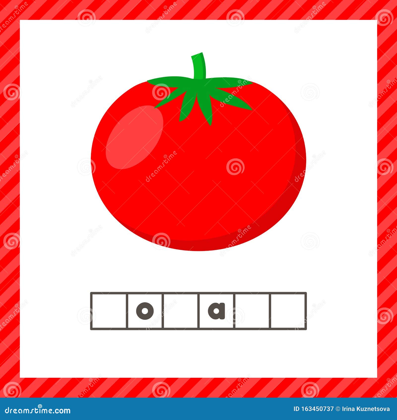 Vegetable. Tomato. Educational Logic Worksheet for Preschool and School ...