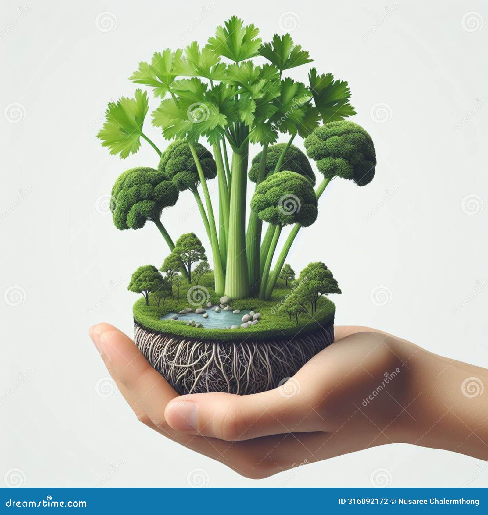 Set Of Vegetable Tree And Drawn Sketch Illustration Vector ...