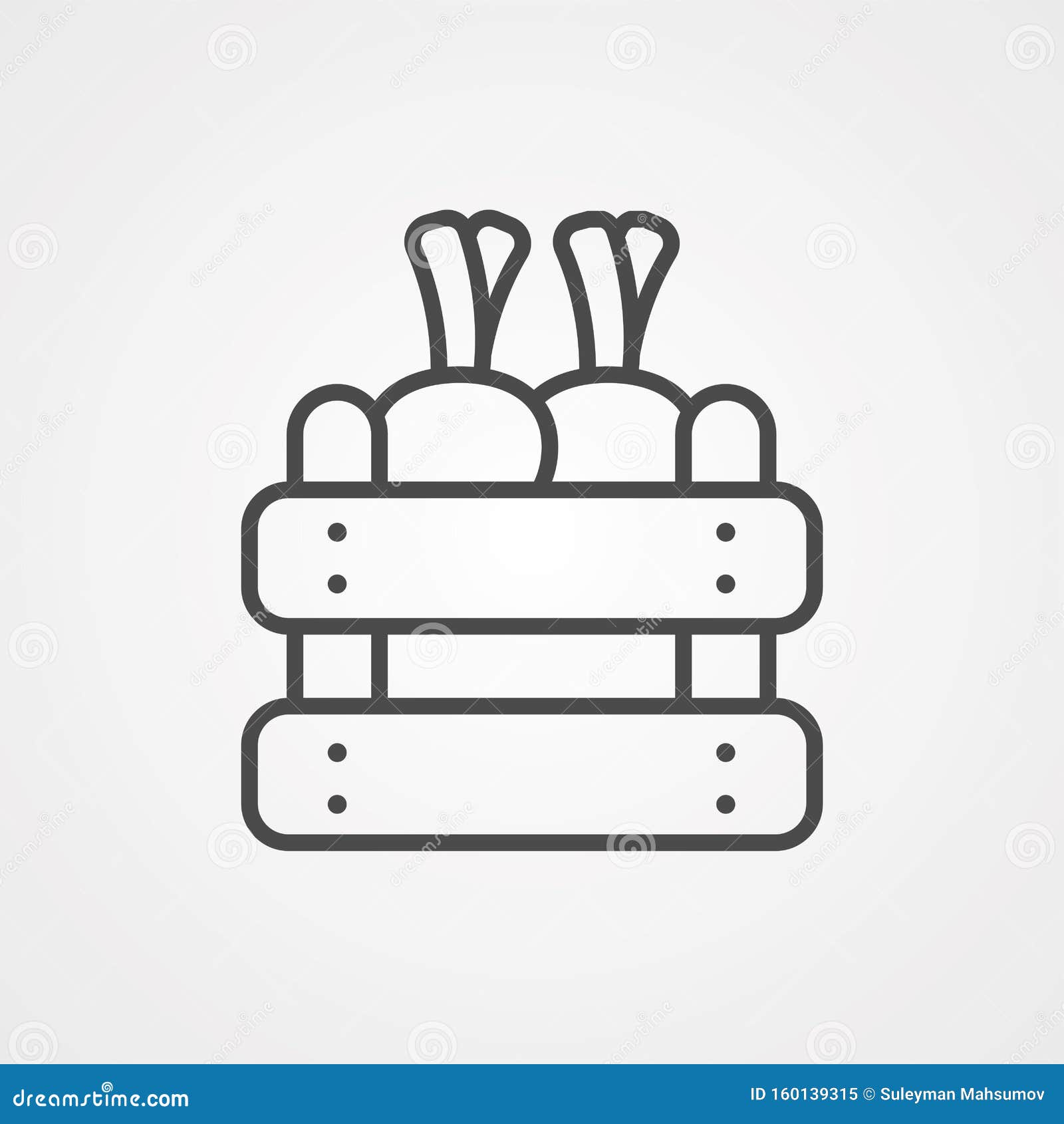 Vegetable Vector Icon Sign Symbol Stock Illustration - Illustration of ...