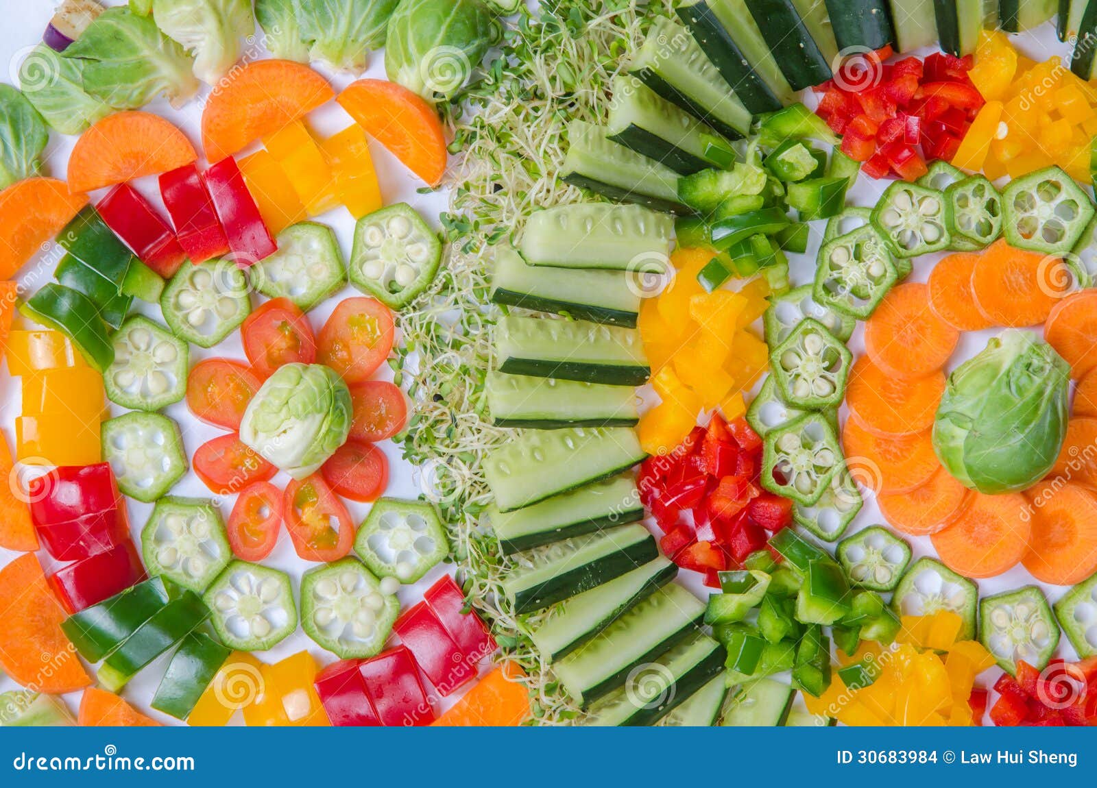 Vegetables Arrangement stock photo. Image of vegetable - 30683984
