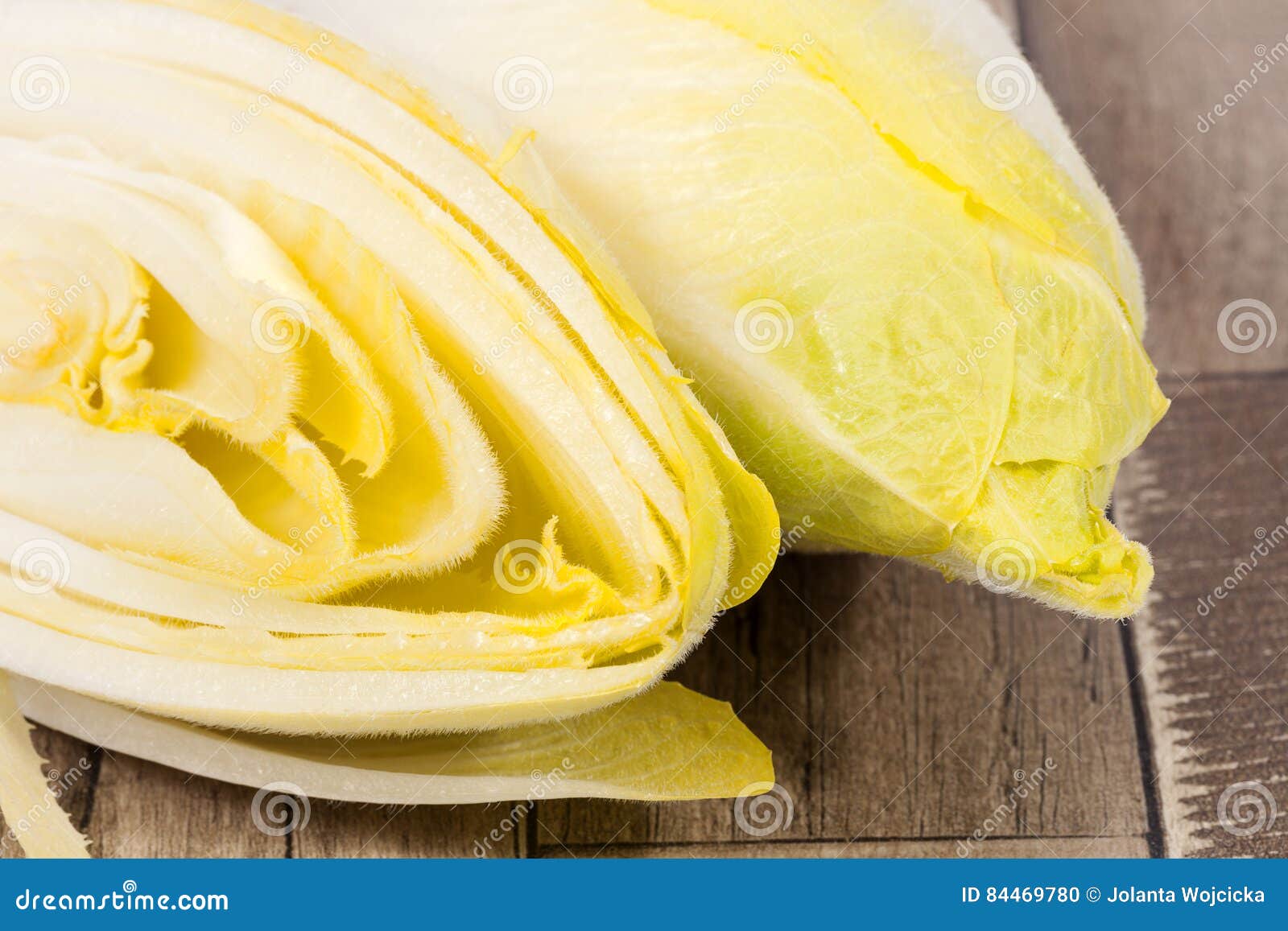 Vegetables of Belgian Endive on Wooden Plank Stock Photo - Image of ...
