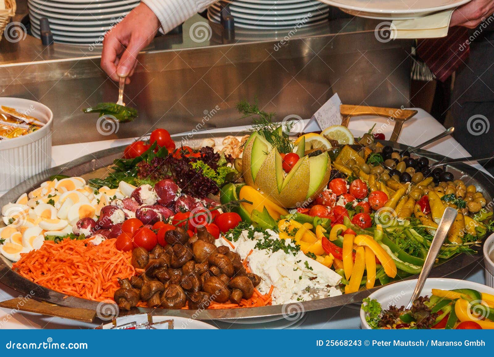 Vegetables buffet stock image. Image of bean, group, mushroom - 25668243