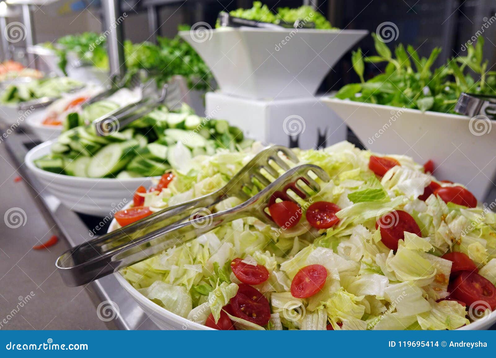 Vegetables on the Buffet. Assortment Stock Photo - Image of cuisine ...