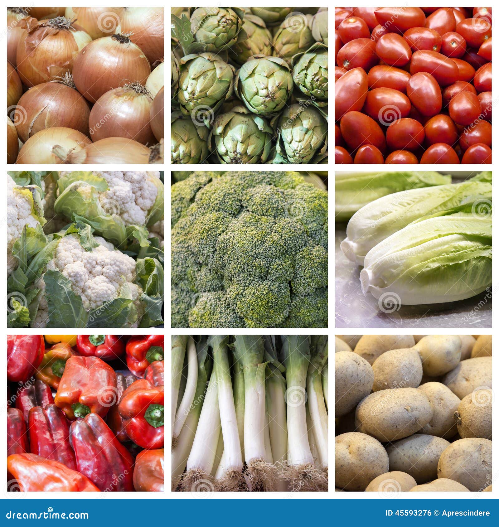 Vegetables collage stock photo. Image of nutrition, diet - 45593276