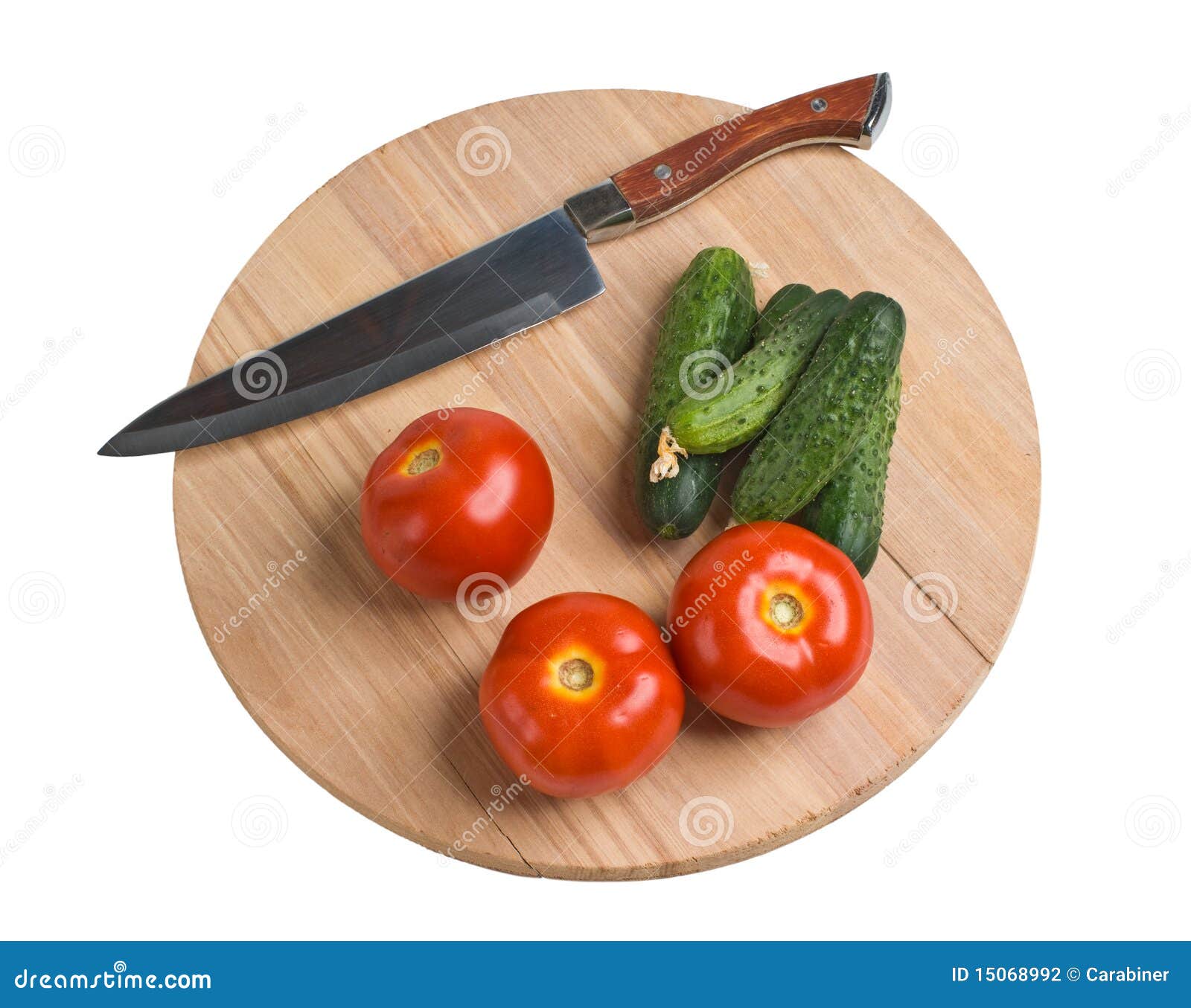 Vegetables on a Cutting Board Stock Photo - Image of kitchen, isolated ...