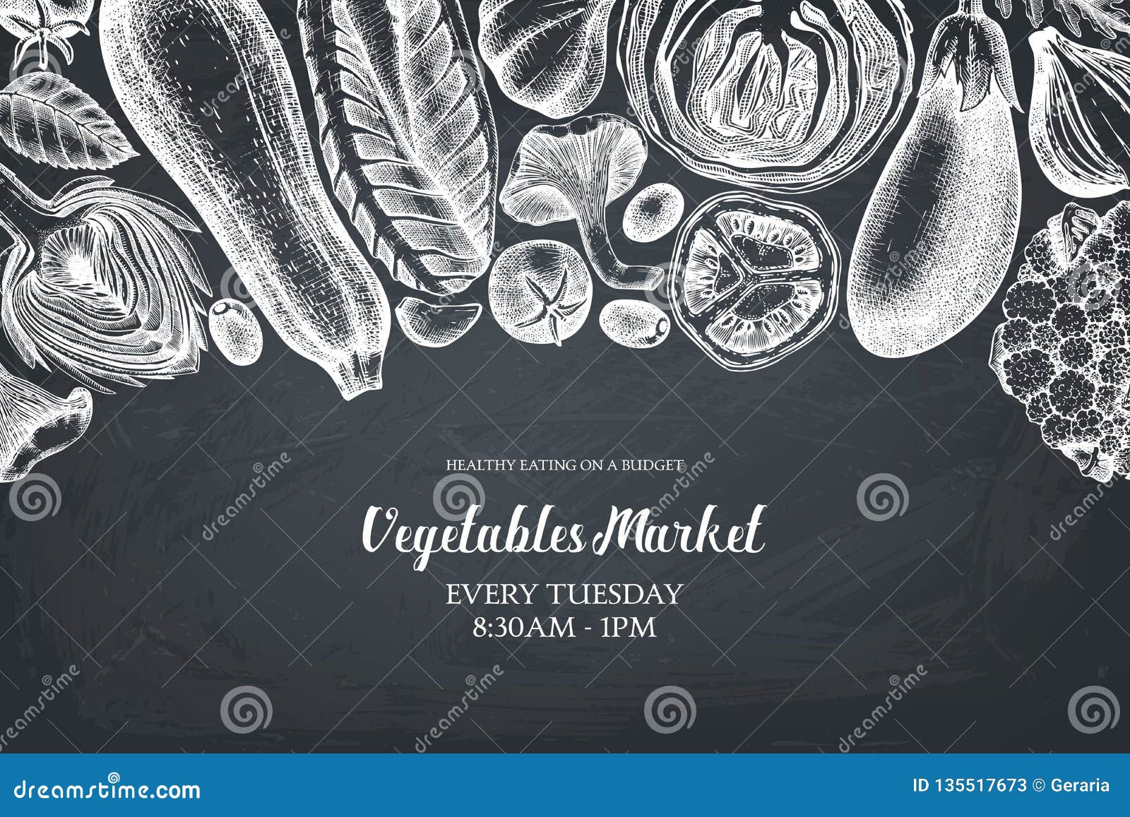 Sketched Vegetables And Fruits. Hand Drawn Organic Food, Engraving ...