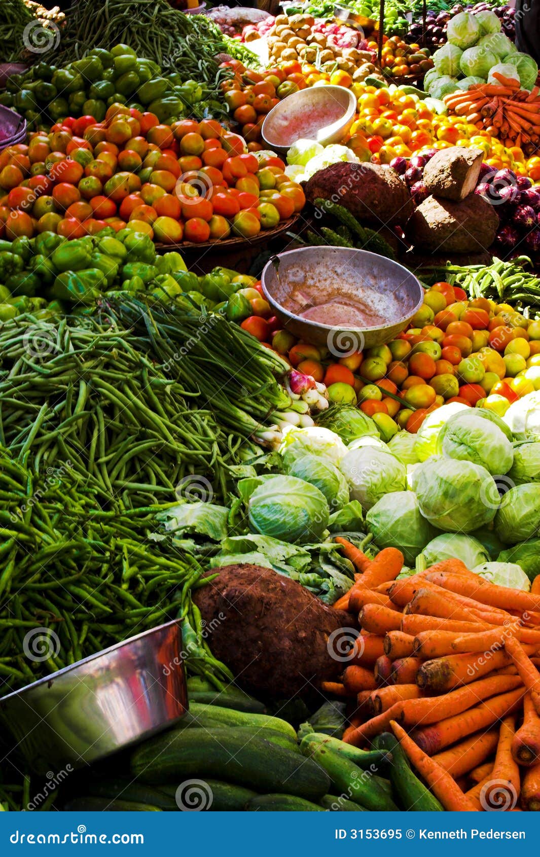 Vegetables on display stock image. Image of cucumber, market - 3153695