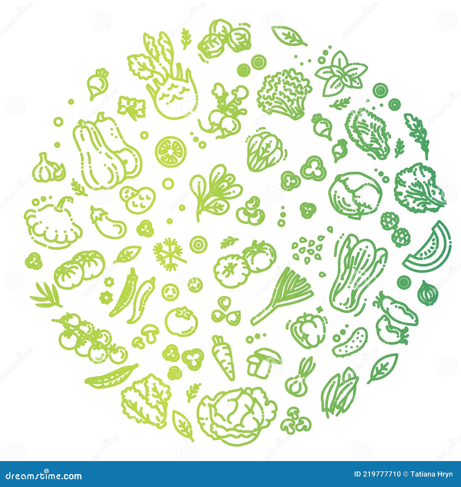 Vegetables Doodle Drawing Collection. Vector Illustration Stock ...