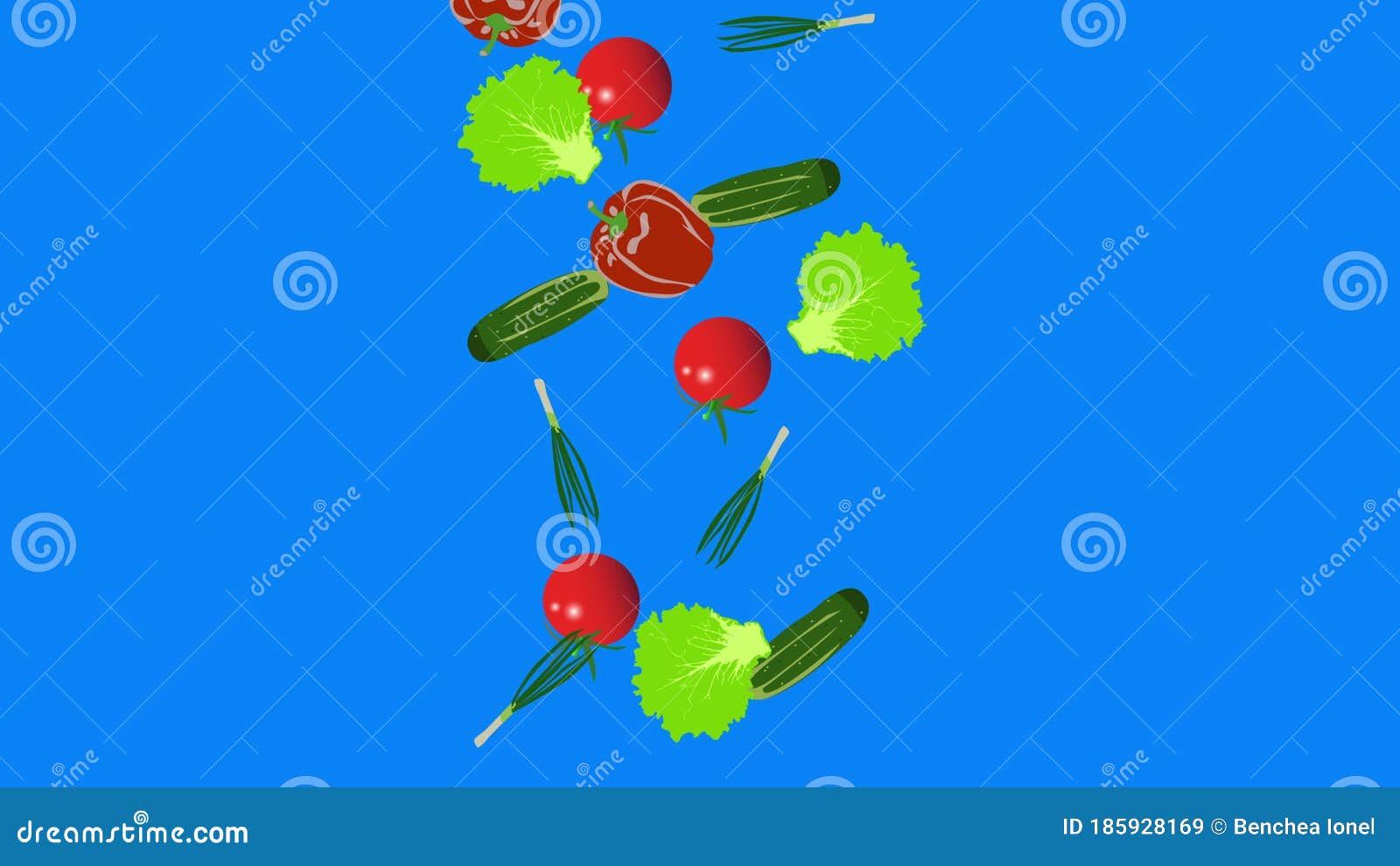 Vegetables Elements Animation Chroma Key Background Removable Stock ...