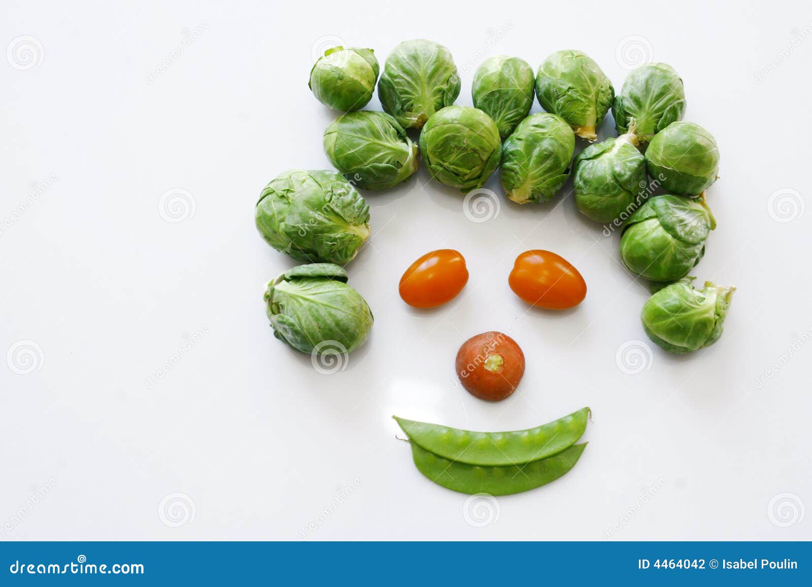 Vegetables face stock photo. Image of joyful, creative - 4464042