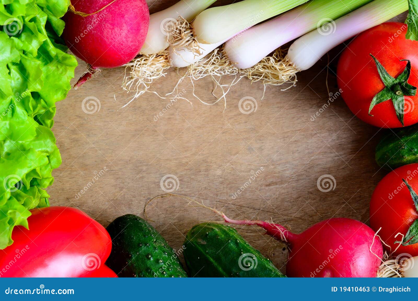 Vegetables frame stock image. Image of colorful, variety - 19410463