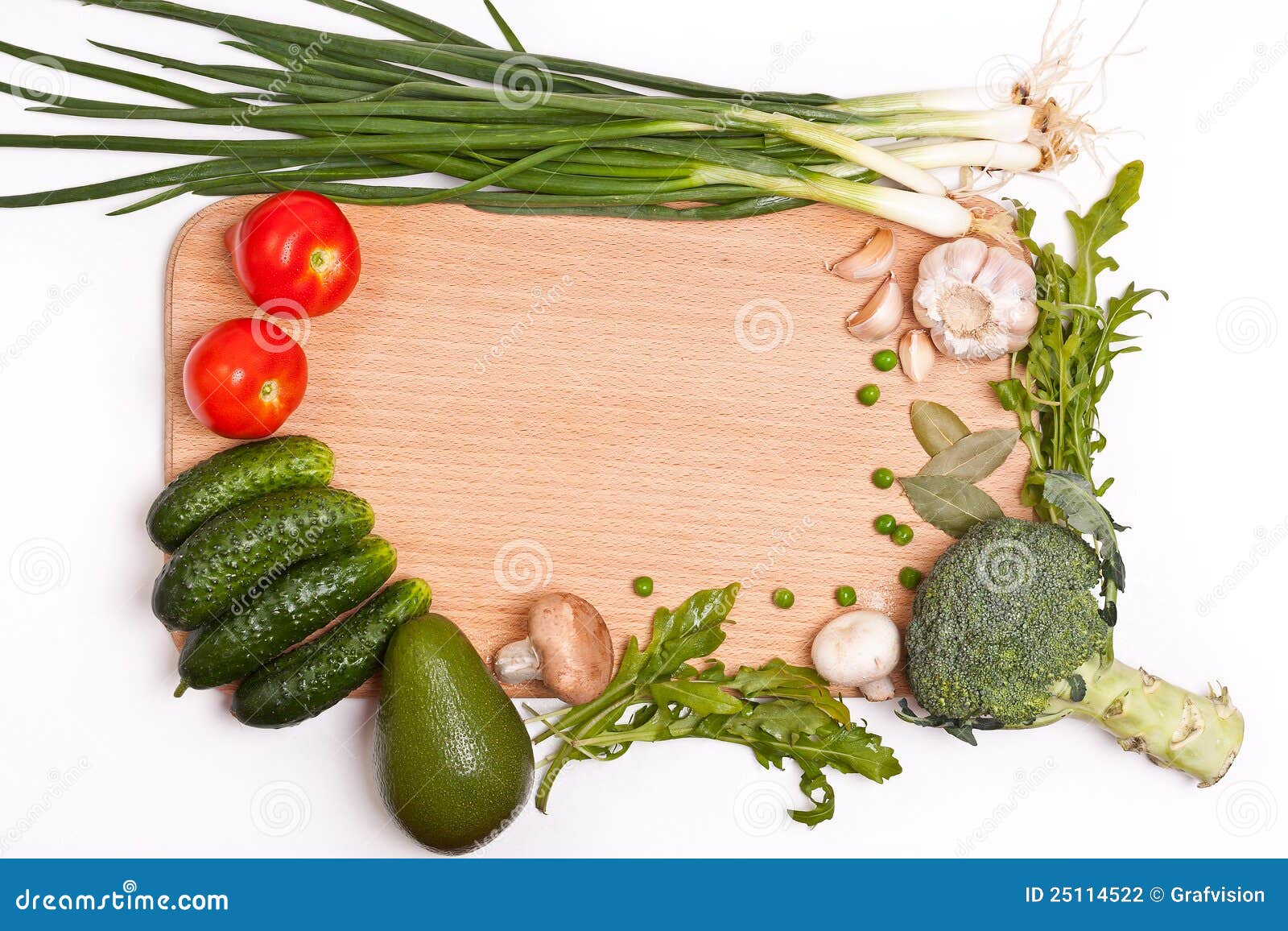 Vegetables frame stock photo. Image of green, ruccola - 25114522