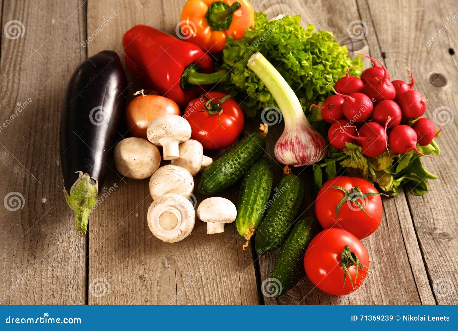 Vegetables . Fresh Bio Vegetable in a Basket Stock Image - Image of ...