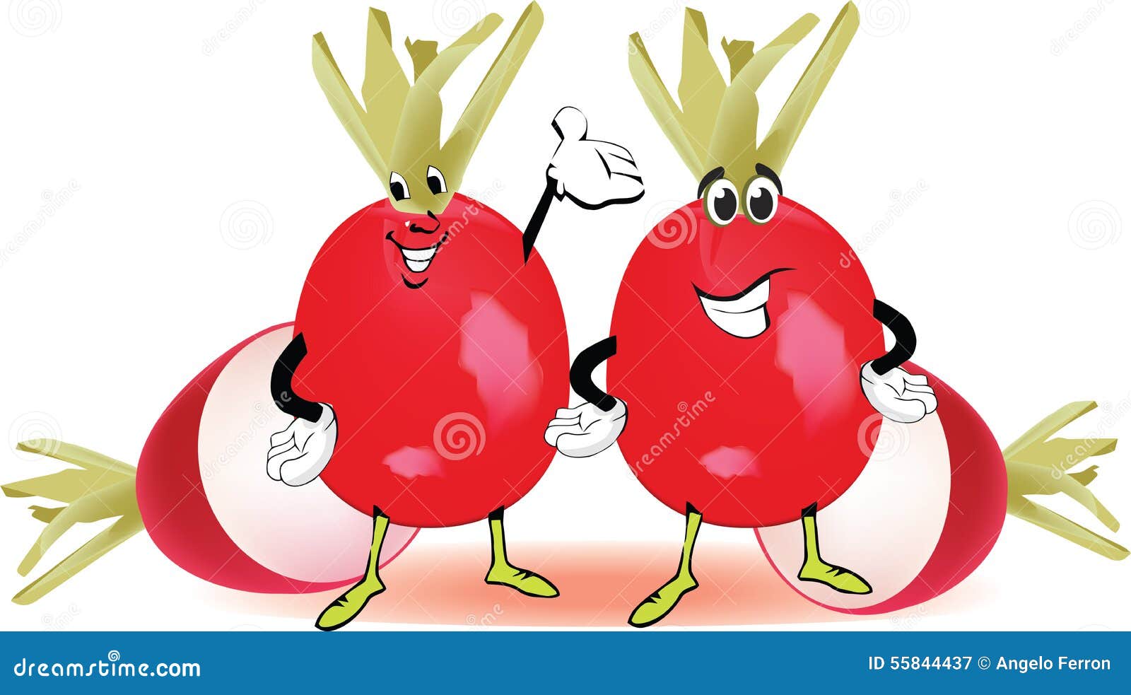 Vegetables funny comic stock vector. Illustration of cartoon - 55844437