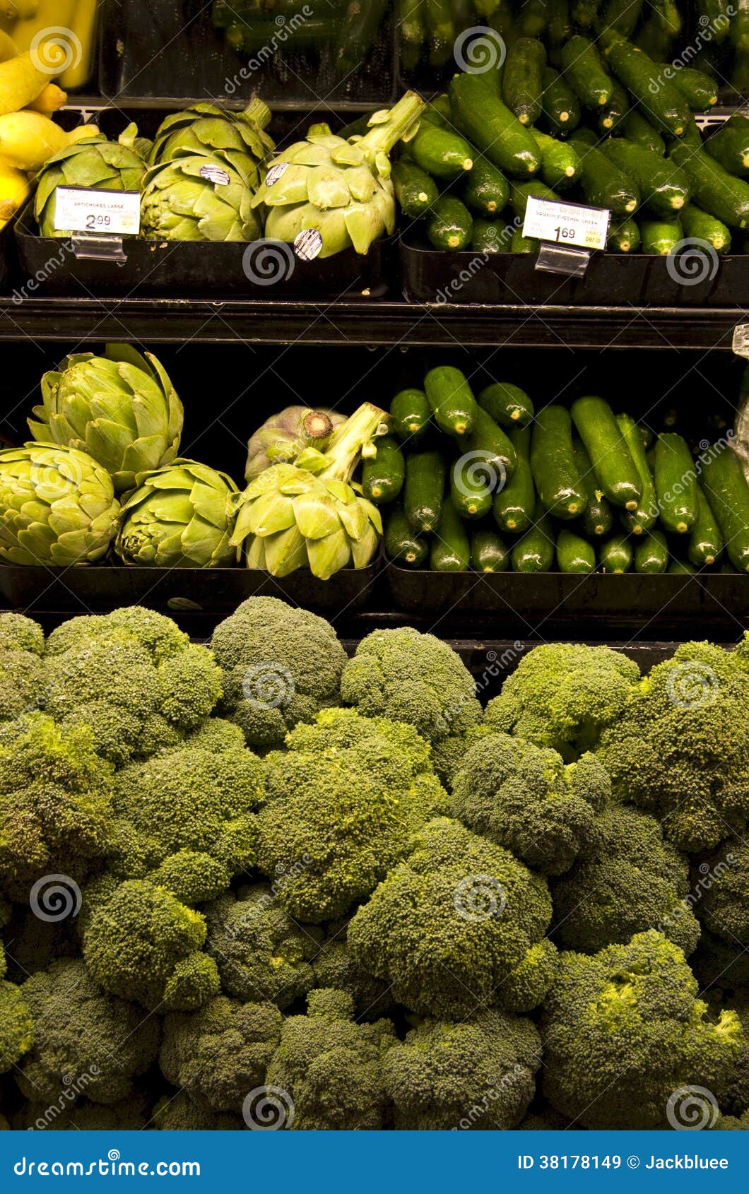 Vegetables in Grocery Store Stock Image - Image of market, supermarket ...