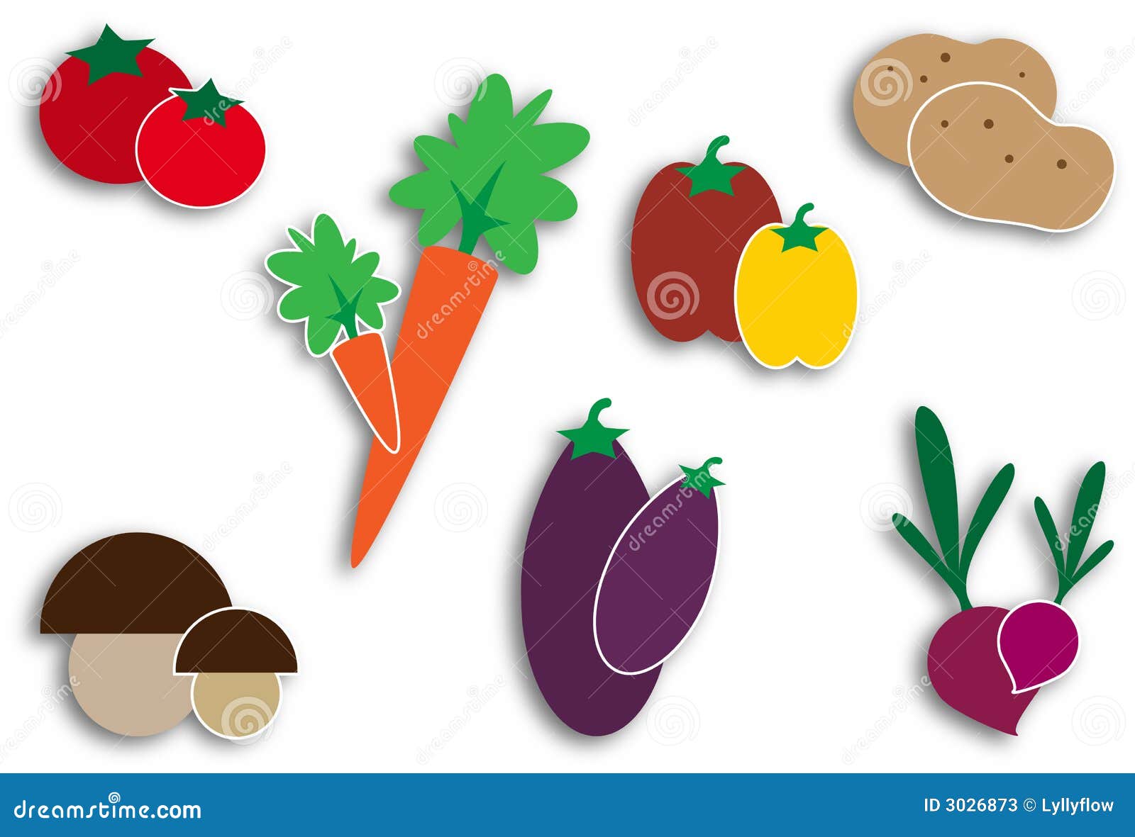 Vegetables icons stock illustration. Illustration of drawing - 3026873