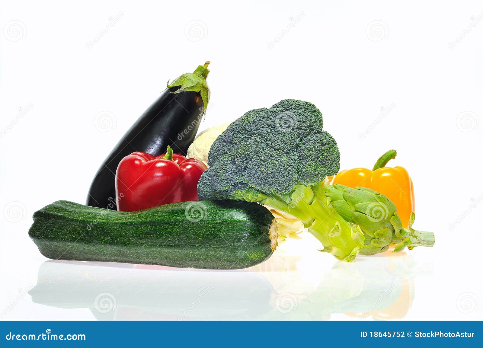 Vegetables isolated. stock photo. Image of green, health - 18645752