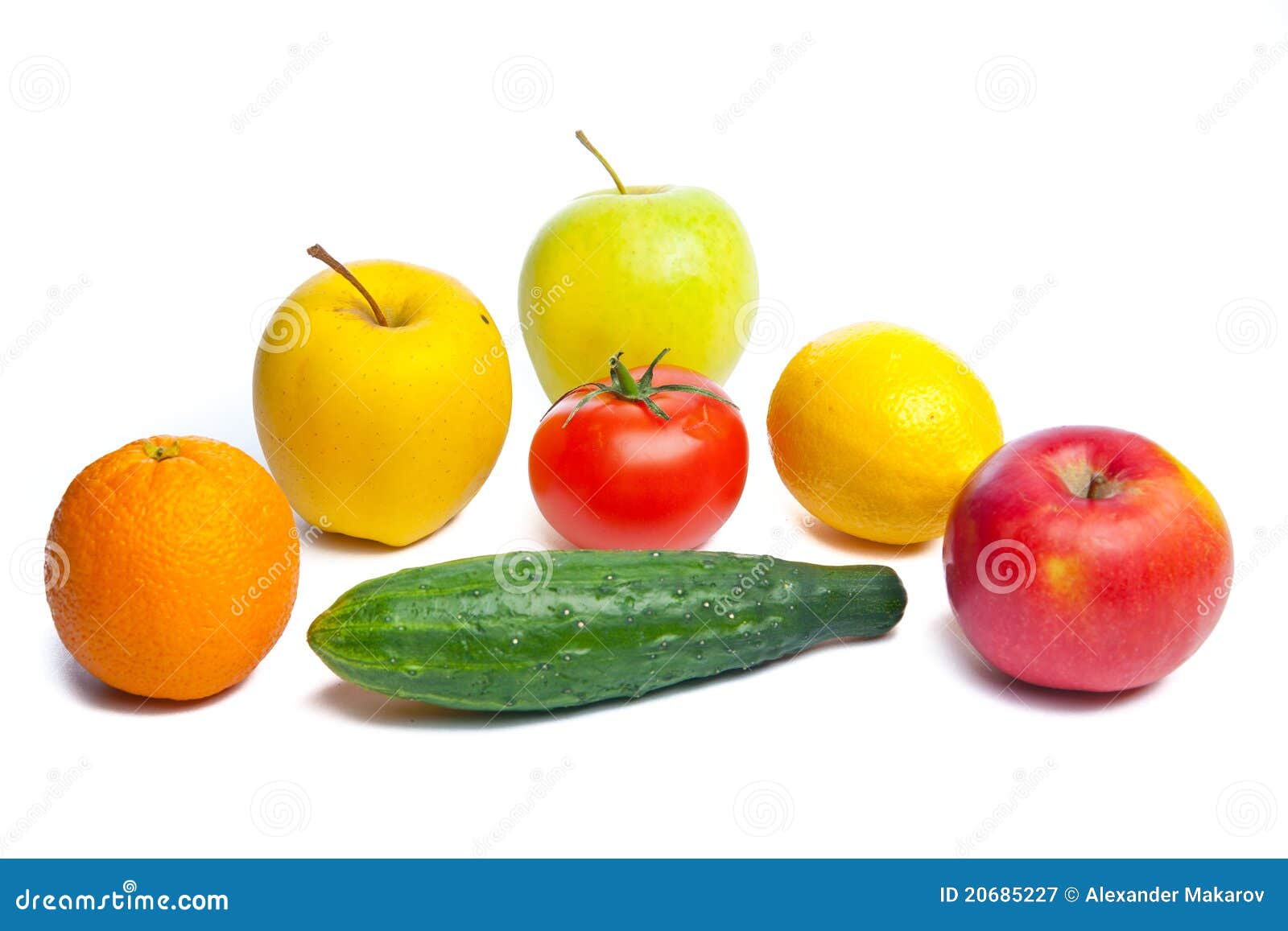 Vegetables Isolated on White Stock Image - Image of concept, fresh ...