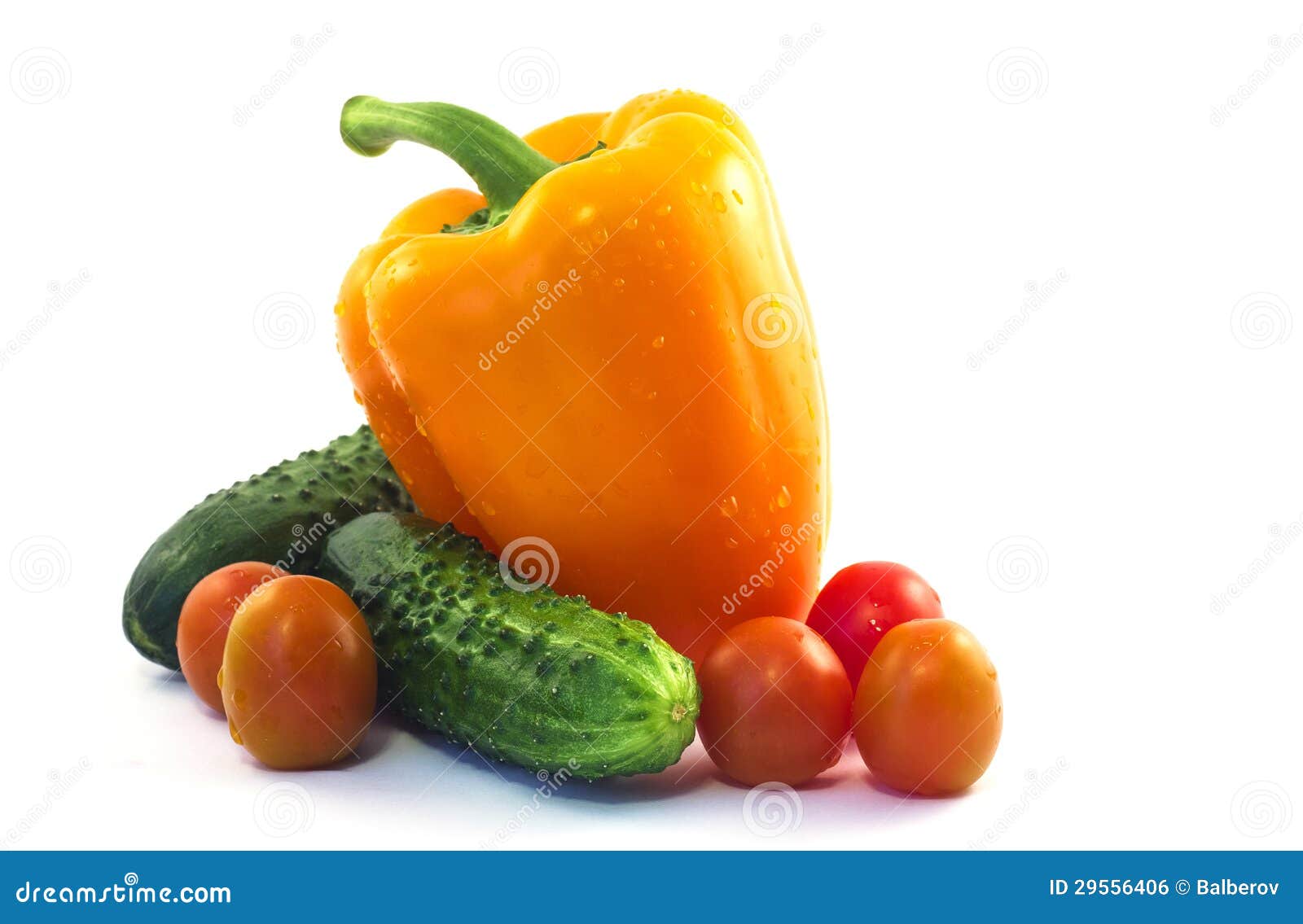 Vegetables Isolated on White Stock Photo - Image of cucumber, delicious ...