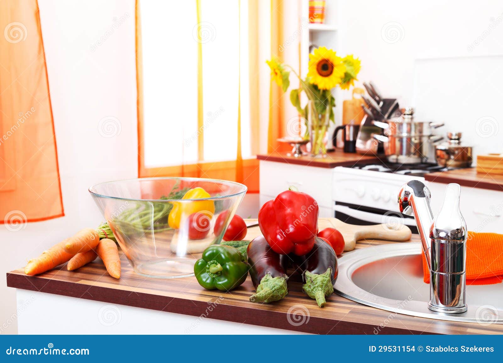 Vegetables in the kitchen stock photo. Image of diet - 29531154
