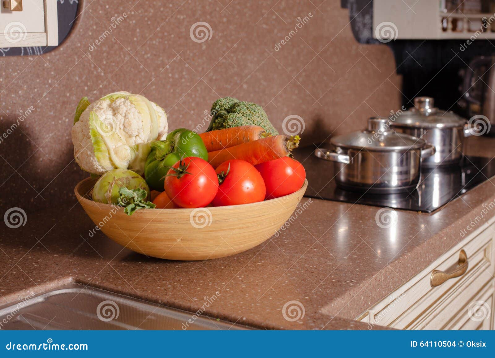 Vegetables in the kitchen stock photo. Image of cooking - 64110504
