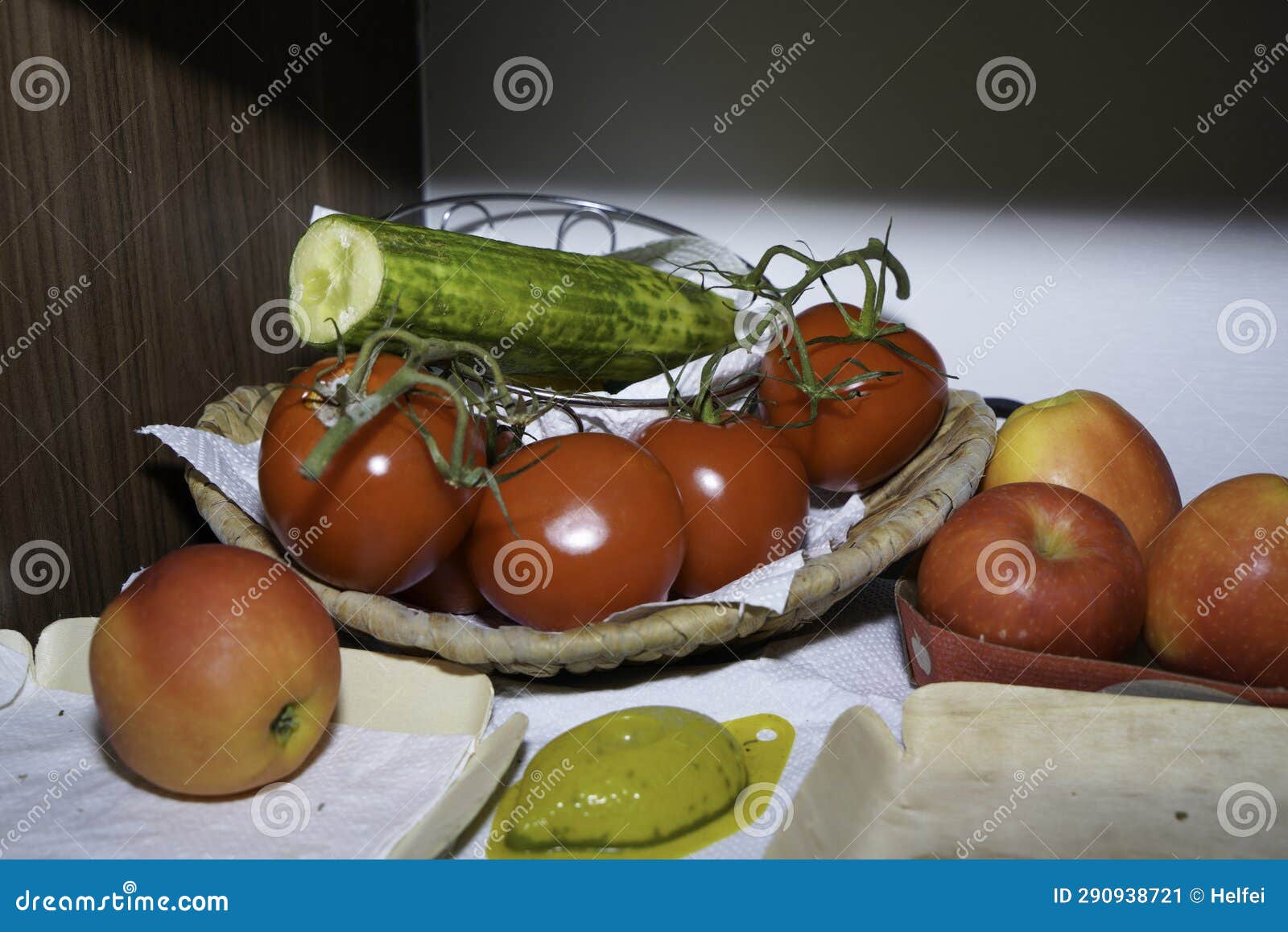 Vegetables in the Kitchen are Overripe and Moldy, Forgotten, Rotten ...