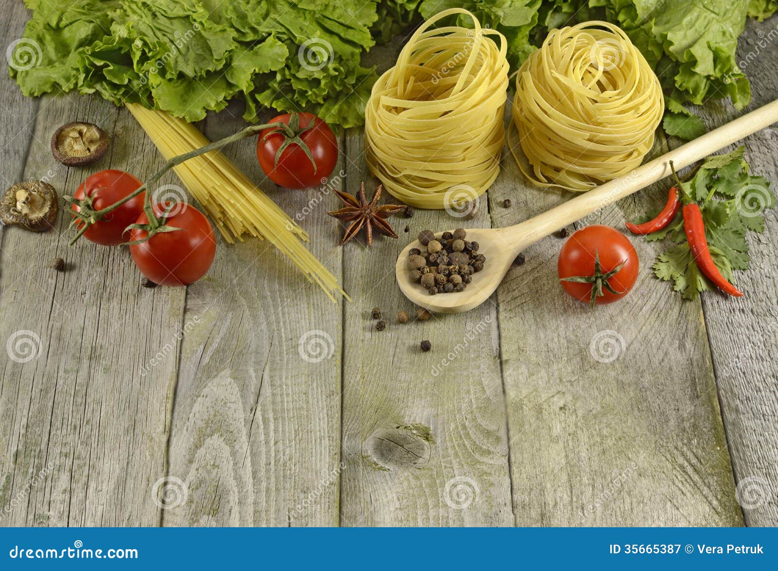 Vegetables and Macaroni Border Stock Image - Image of cook, ingredient ...