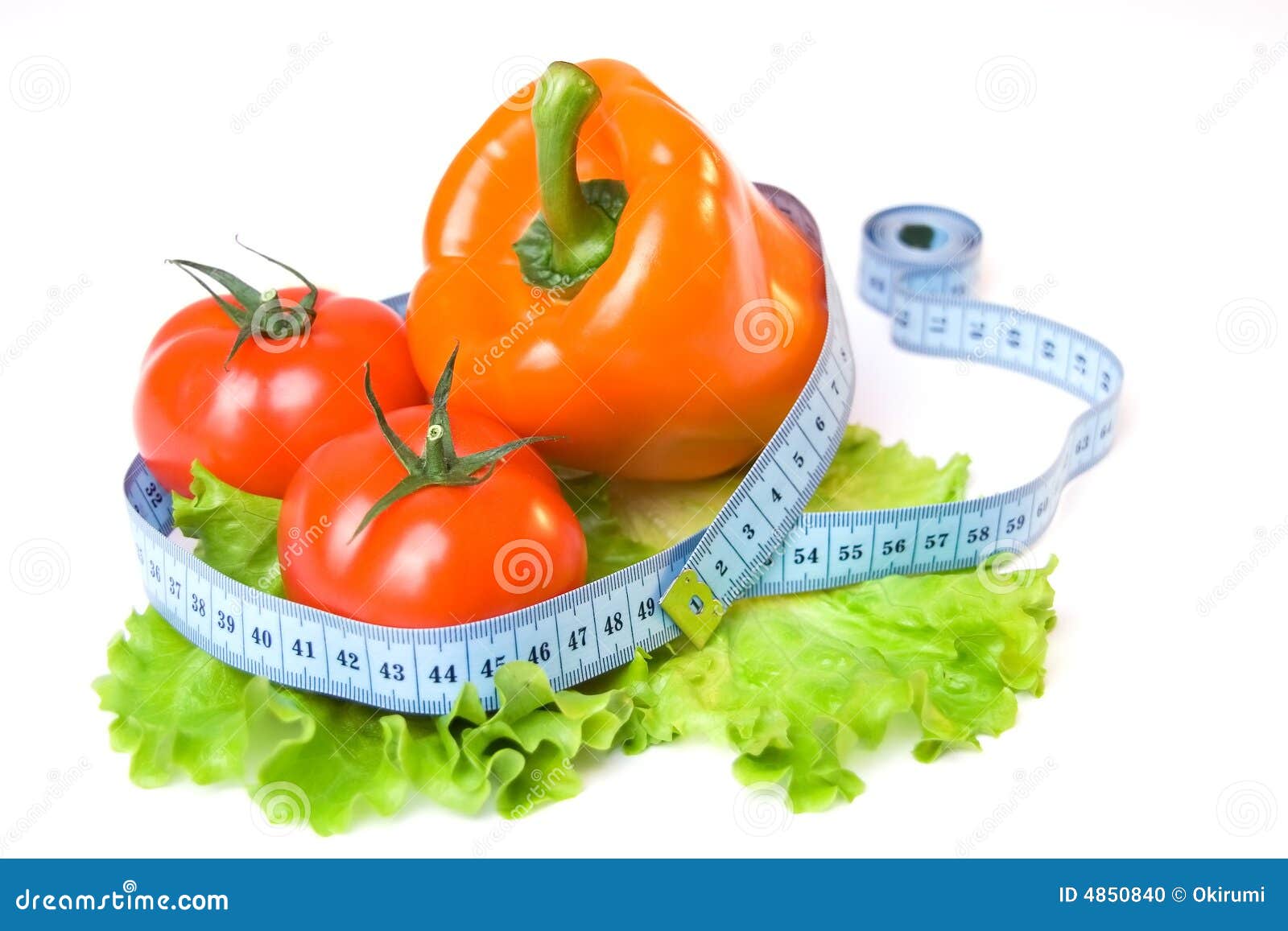 Vegetables and Measure Tape-04 Stock Photo - Image of paprica ...