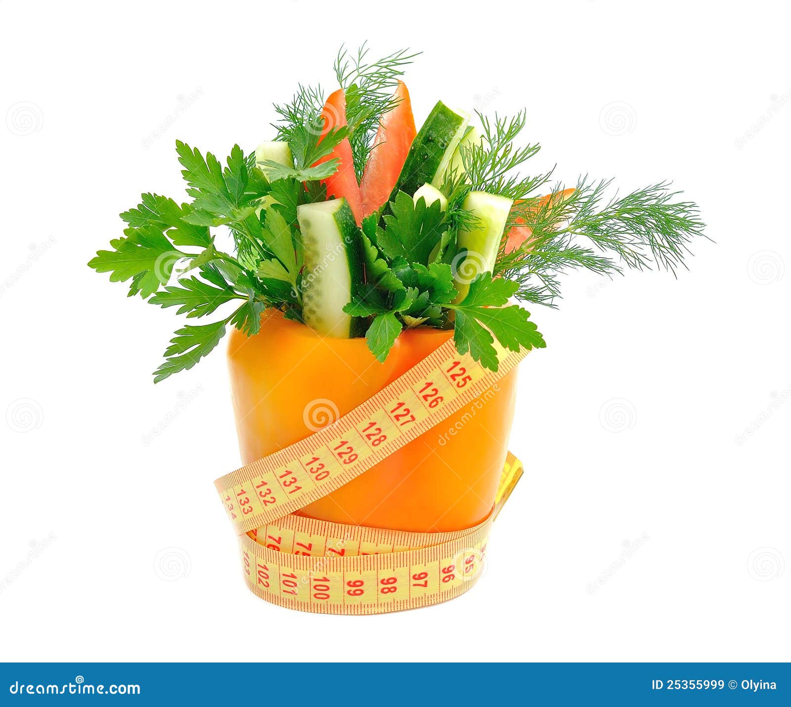 Vegetables and Measuring Tape Stock Image - Image of organic, energy ...