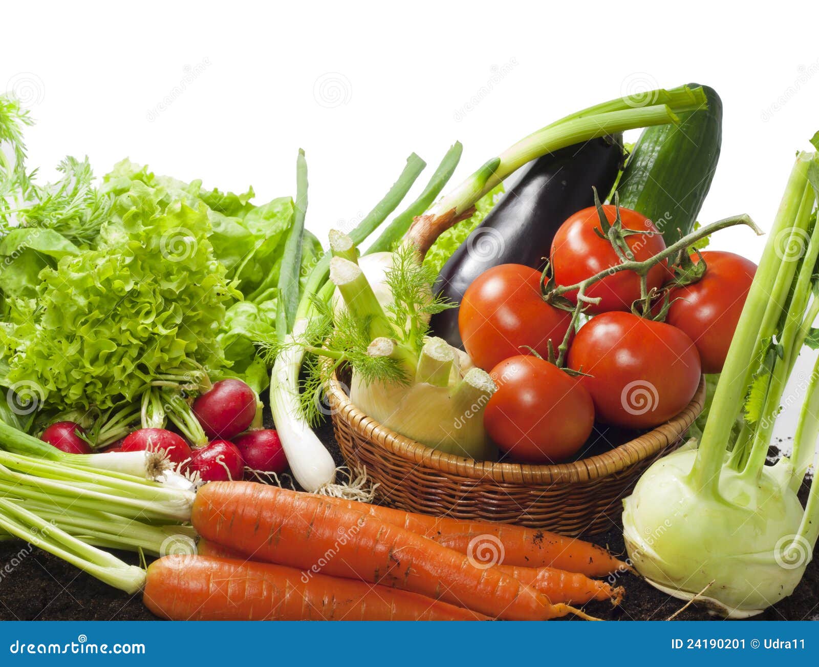 Vegetables Mix in the Garden Stock Image - Image of kohlrabi, copy ...